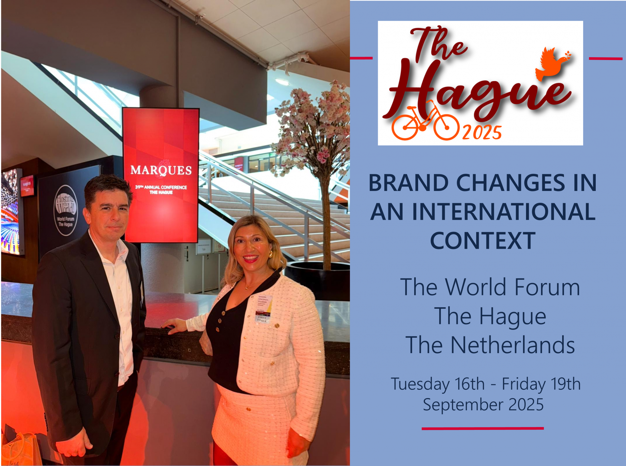 Franz Stangl and Sandra Vincenza Pilgram attend the MARQUES Annual ...